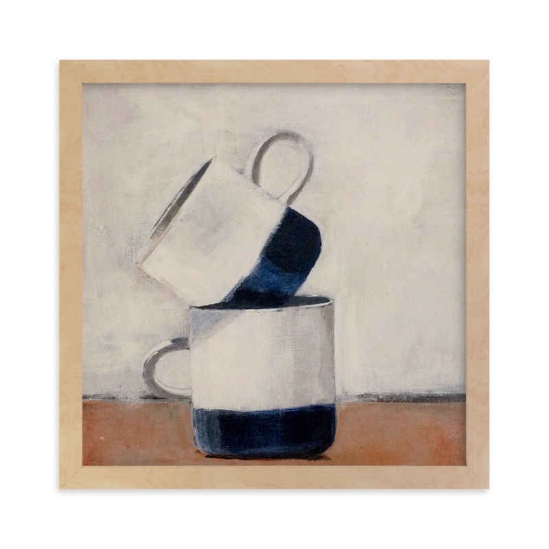 The Indigo Cups Fine Art Prints by Chandana | Minted