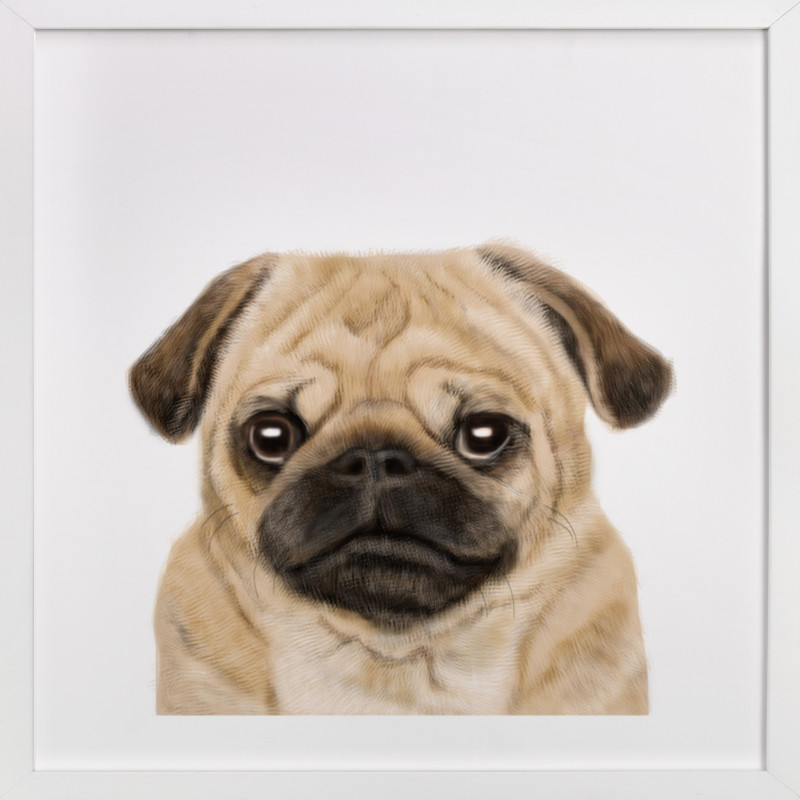 Pug Wall Art Prints by iamtanya | Minted