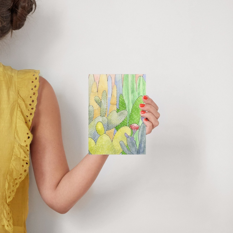 Cactus Garden 2 Wall Art Prints by Natalie Groves | Minted