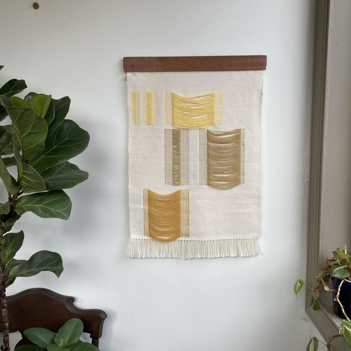 Sun Blocks Textile Art by Kate Koconis | Minted