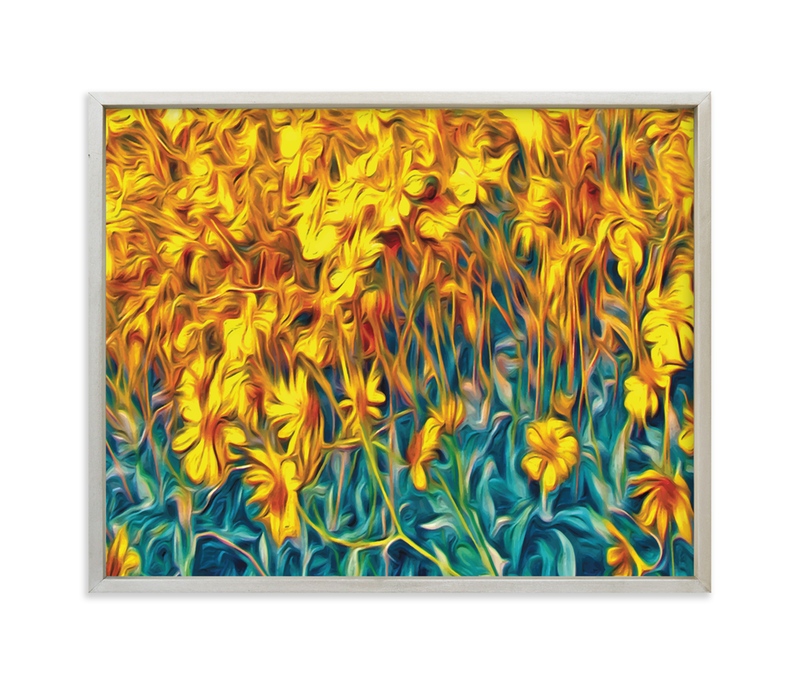 Golden Empyrean Fields Fine Art Prints by Mariecor Agravante | Minted