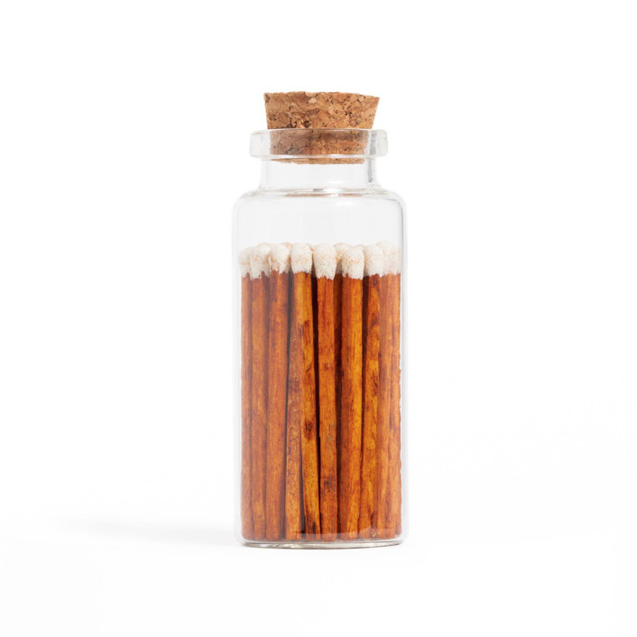 Cinnamon White Matchsticks in Medium Corked Vial Favors by Summer ...