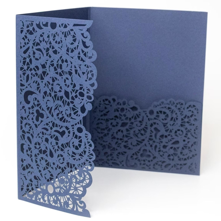 Custom Laser Cut Lace Pattern Pockets for 5x7 Cards | Set of 10 ...