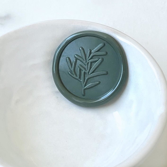 Sage Wax Seal, Pack of 10, Customizable, Solid Colors Wax Seals by Abby ...