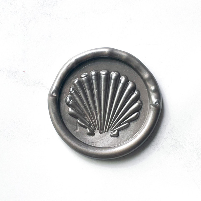 Seashell in Heirloom Pack of 10 Wax Seals by Abby Choi | Minted