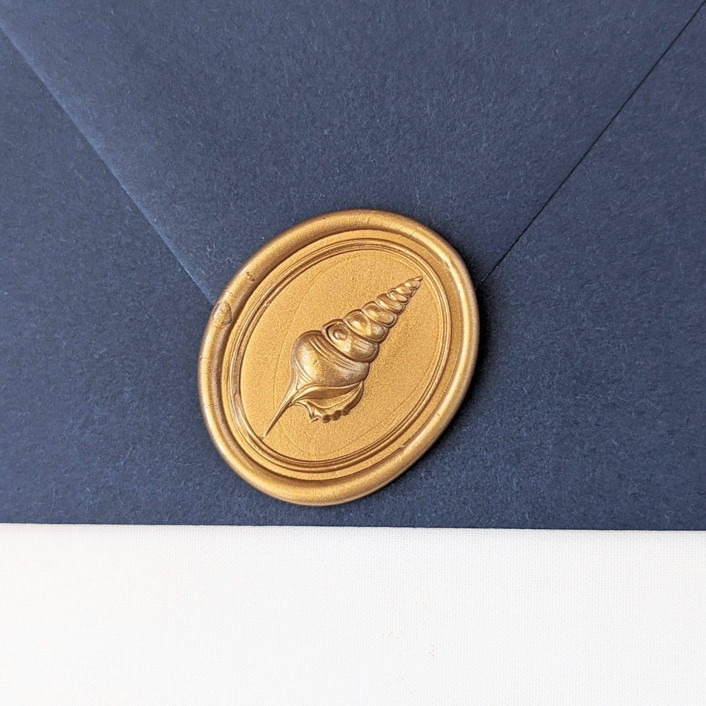 Dove Seashell- Customizable- Set of 25 Wax Seals by Inkspiringletters ...