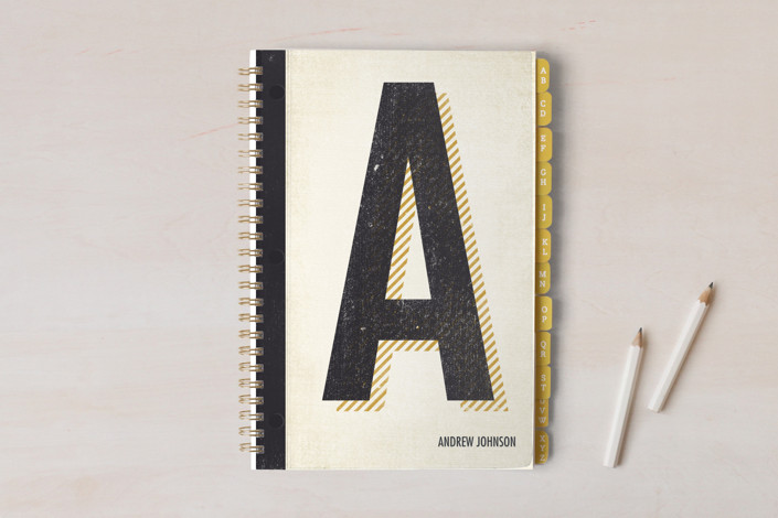 Initial Note Notebooks by Heather Francisco | Minted