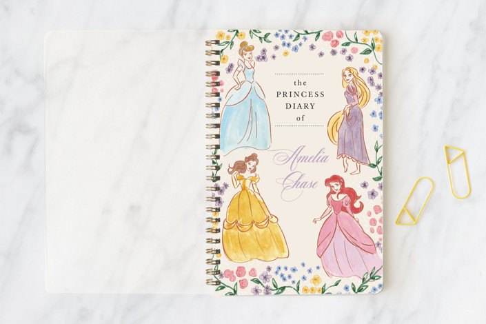 Disney Princess Garden Party Journals and Planners by Cass Loh | Minted