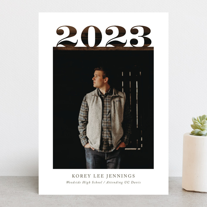 2020 Cutout Graduation Announcements by Yaling Hou Suzuki | Minted
