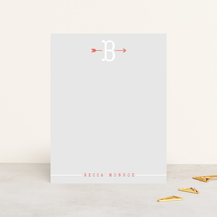 Arrowhead Personalized Stationery by Up Up Creative | Minted