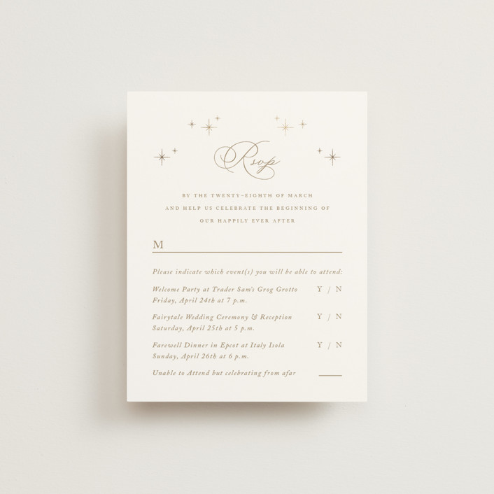 Disney's Minimal Mickey Mouse Foil-Pressed Multi-Event RSVP Cards by ...