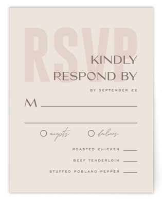 Wedding RSVP Cards & Response Cards | Minted