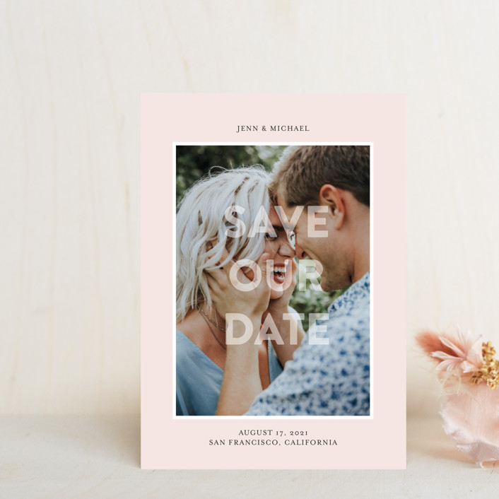 In Love Save the Date Petite Cards by Jessica Voong | Minted