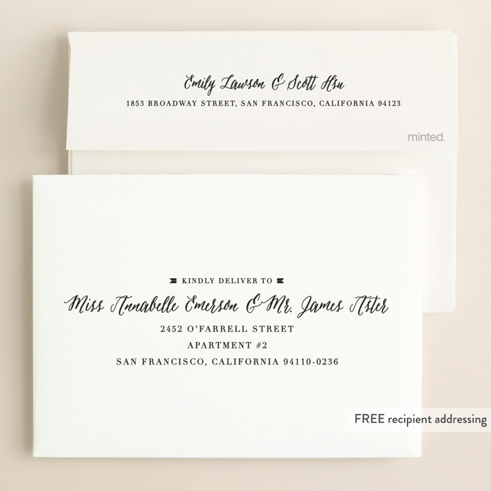 Modern Script Save The Date Cards by Lehan Veenker | Minted