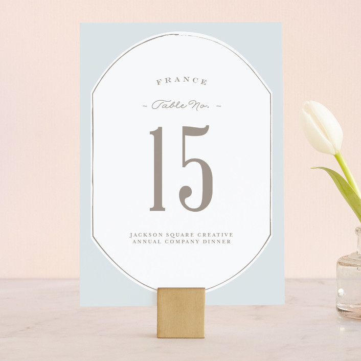 Fancy Fete Wedding Table Numbers by Phrosne Ras | Minted
