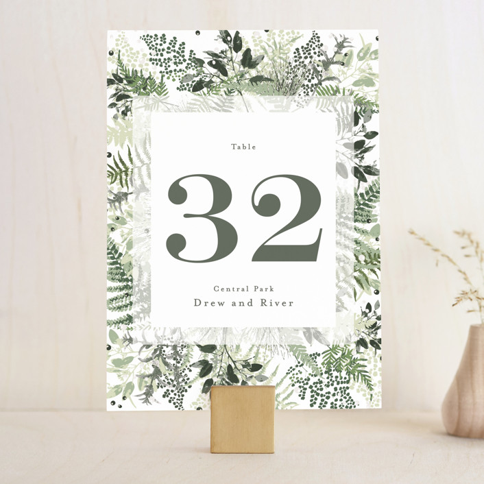 beautiful posies Table Numbers by Phrosne Ras | Minted