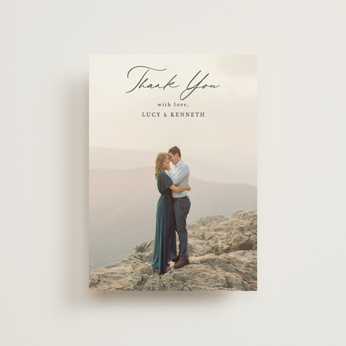 Mountainview Thank You Postcards by Sarah Brown | Minted