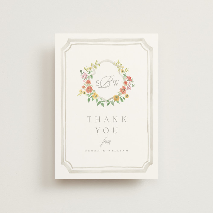 Chelsea Wedding Thank You Postcards by Everett Paper Goods | Minted