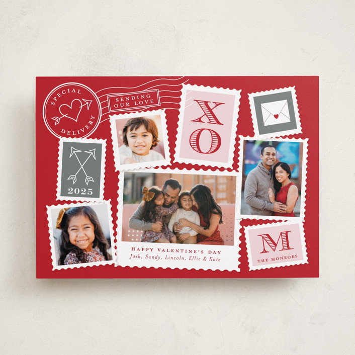 Postmark Valentine's Day Cards by Sarah Brown | Minted