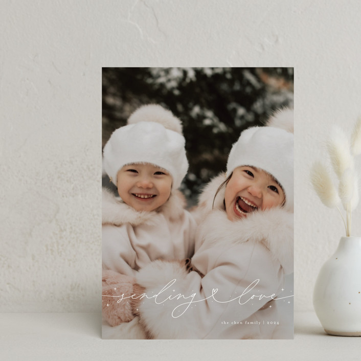 Sparkles Valentine's Day Postcards by Laura Hankins | Minted