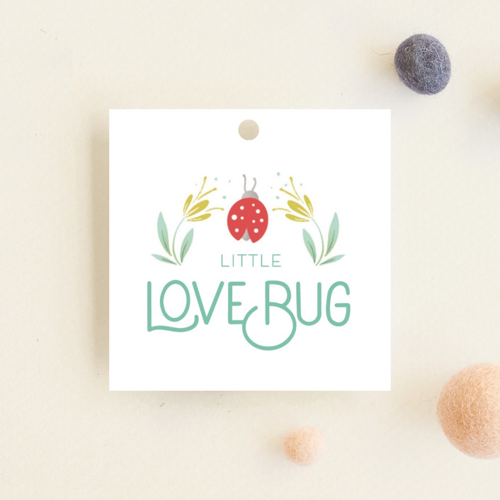 Little Love Bug Baby Shower Favor Tags by Gia Graham | Minted