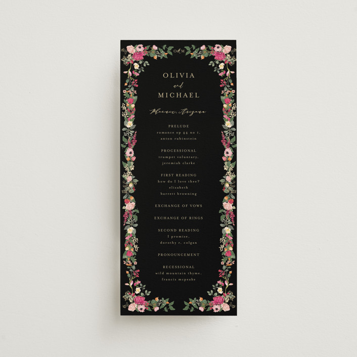Meadow Love Wedding Programs by Susan Moyal | Minted